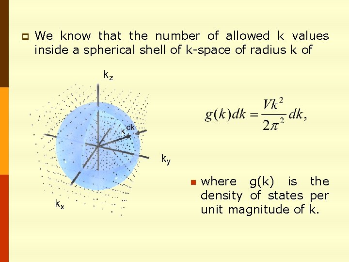 CHAPTER 5 FREE ELECTRON THEORY Free Electron Theory