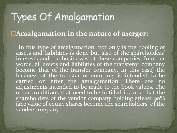 Class M com 2 nd Semester Subject Corporate