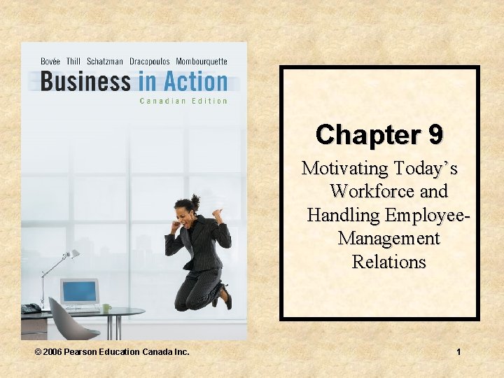 Chapter 9 Motivating Todays Workforce and Handling Employee