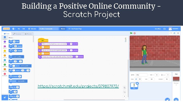 Building a Positive Community COVID 19 and Its