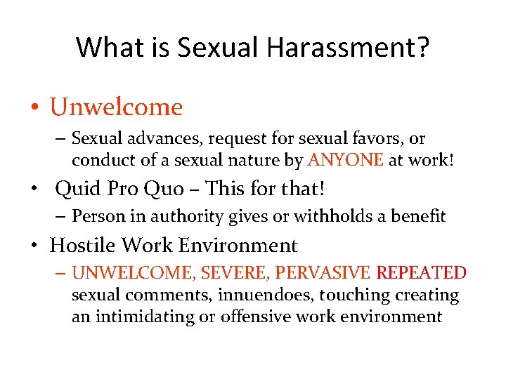 Workplace Behavior adapted from Inappropriate Workplace Behaviors Odle