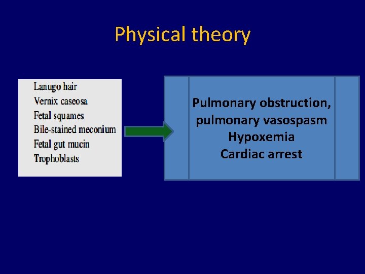 Amniotic fluid embolism Dr S Parthasarathy MD DA