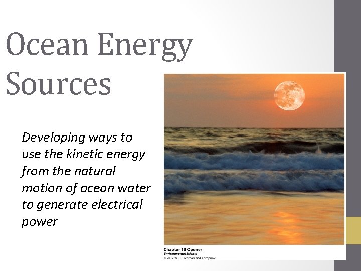 Geothermal Tidal Energy Renewable energy sources that do