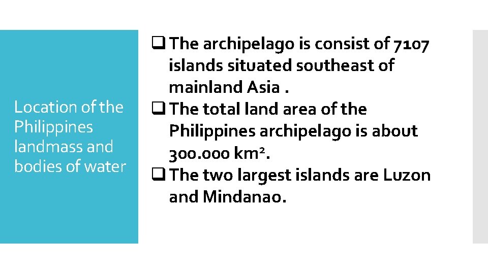 Location of the Philippines with reference to surrounding