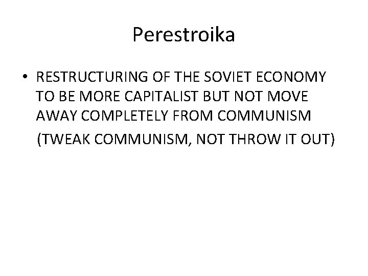 Fall of the Soviet Union 1991 Unit Objective