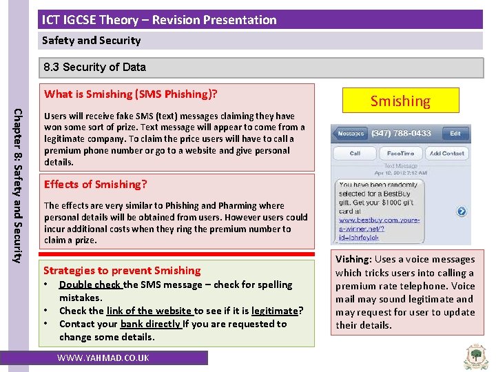 ICT IGCSE Theory Revision Presentation Safety and Security