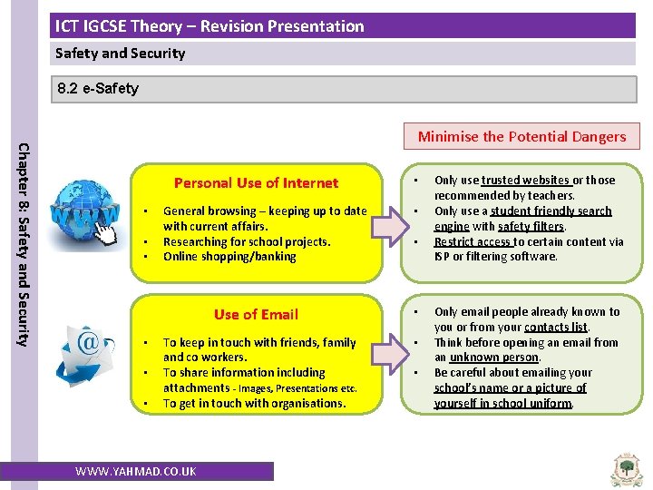 ICT IGCSE Theory Revision Presentation Safety and Security