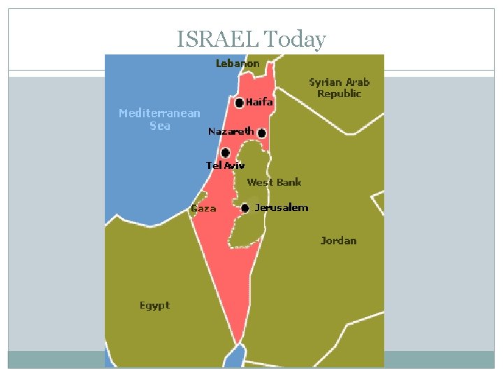 ISRAELI PALESTINE CONFLICT AFTER 1947 Focus Understanding the