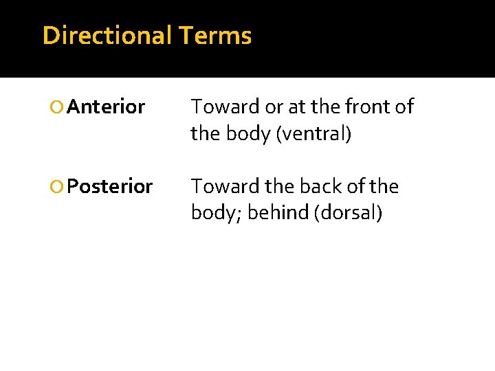 The Human Body An Orientation Definitions Anatomy The