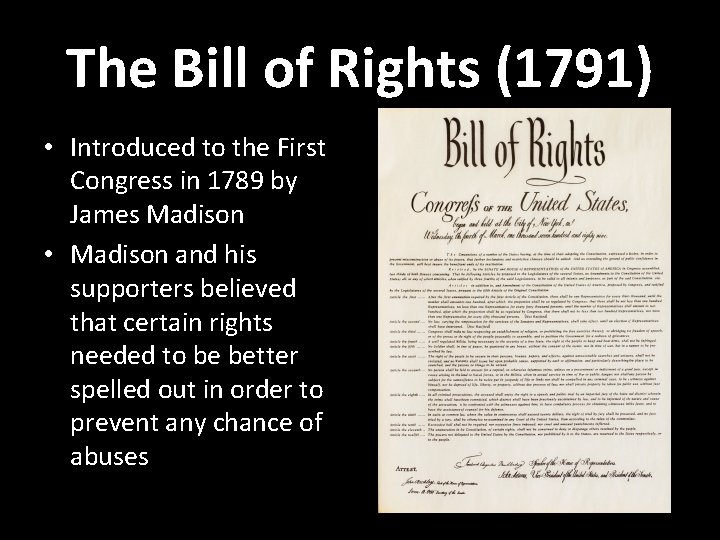 The United States Constitution The Philadelphia Convention Met