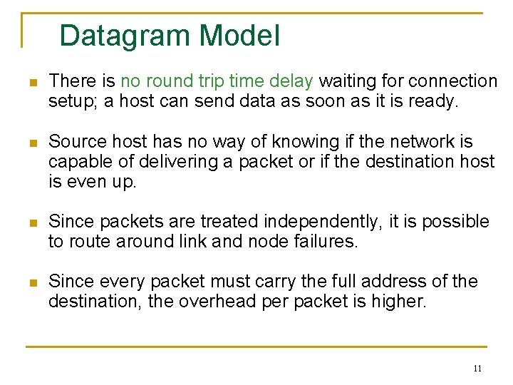 Introduction to Computer Networks Internetworking Ilam University By