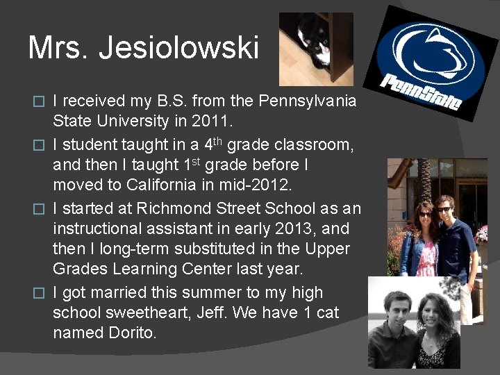 WELCOME TO 5 th Grade Back to School