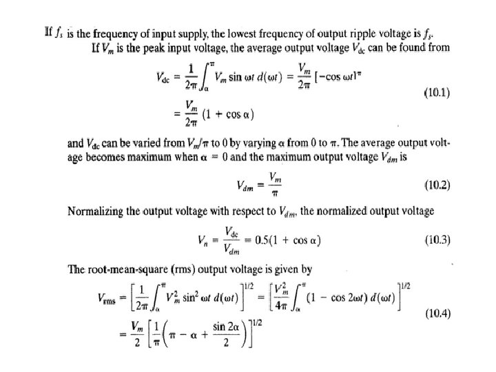 CONTROLLED RECTIFIERS UNIT2 INTRODUCTION Diode rectifiers provide a