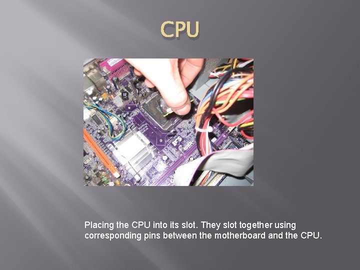 BUILDING A COMPUTER By Adam Foxall Computer Case