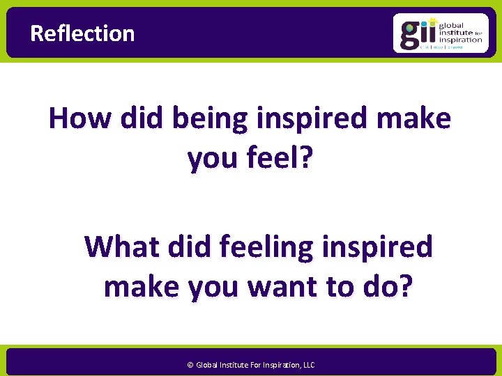 Inspiration in Action Best Practices Institute INNOVATION CONCEPTS