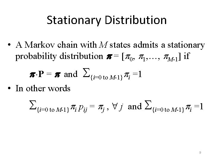 Discrete Time Markov Chains A Brief Overview Discrete