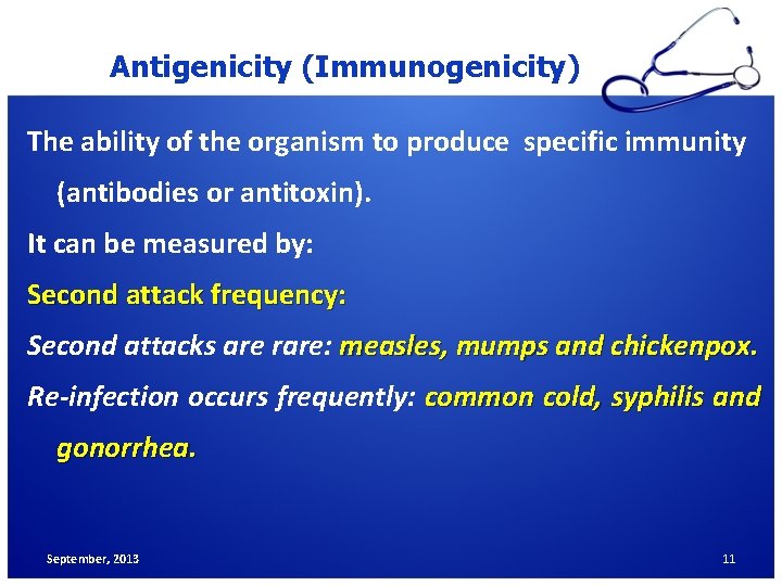 Epidemiology of Communicable Diseases Chain of infection Dr