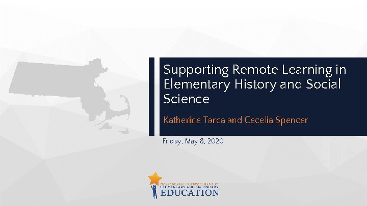 Supporting Remote Learning in Elementary History and Social