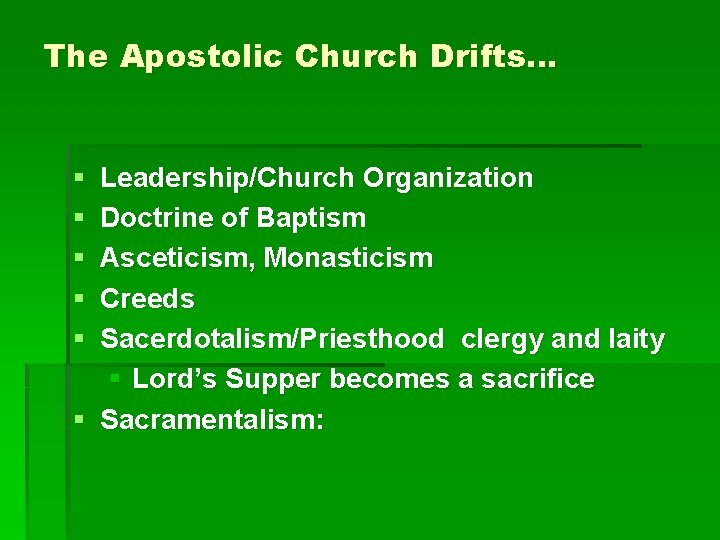 Church History John Oakes Ph D LA Church