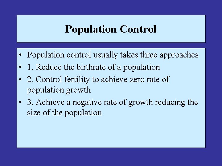 Population and Immigration Chapter 14 The Worlds Population