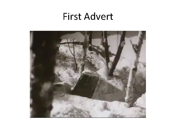 TV Advertising A Brief History America America started