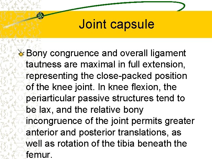 Lecture4 BIOMECHANICS OF KNEE JOINT Menisci Both menisci