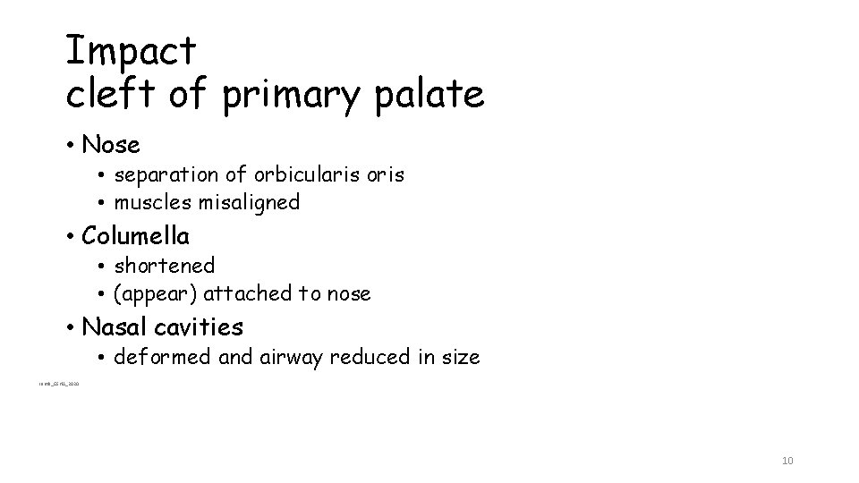 Cleft Lip and Palate Katherine Lamb Ph D