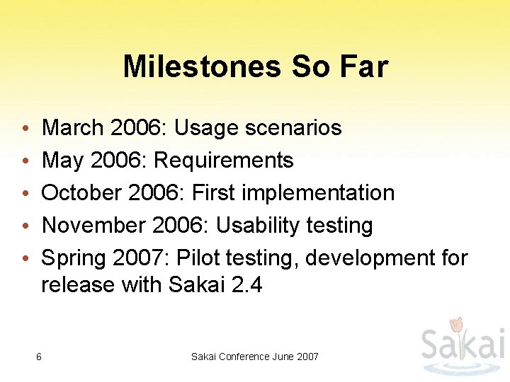 Sakaibrary in 2 4 User Feedback Guides Development