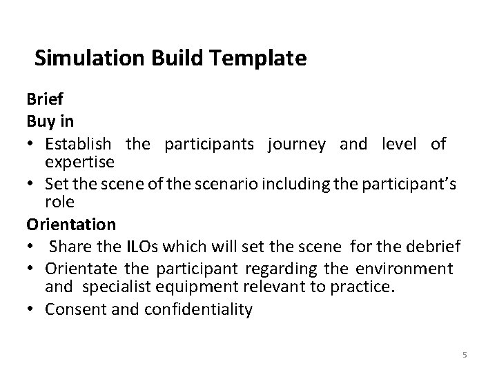 Networking Meeting March 5 th 2019 Simulation Build