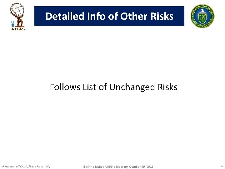 6 2 5 Risk Overview Stave Assembly Risk
