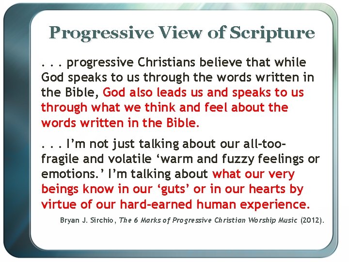 Scripture Thinking Biblically About the Bible Two Views