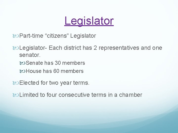Arizona Government Learning Objectives Understand the structure of