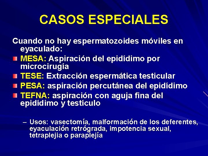 TCNICAS DE REPRODUCCIN ASISTIDA DR DANIEL PICO C