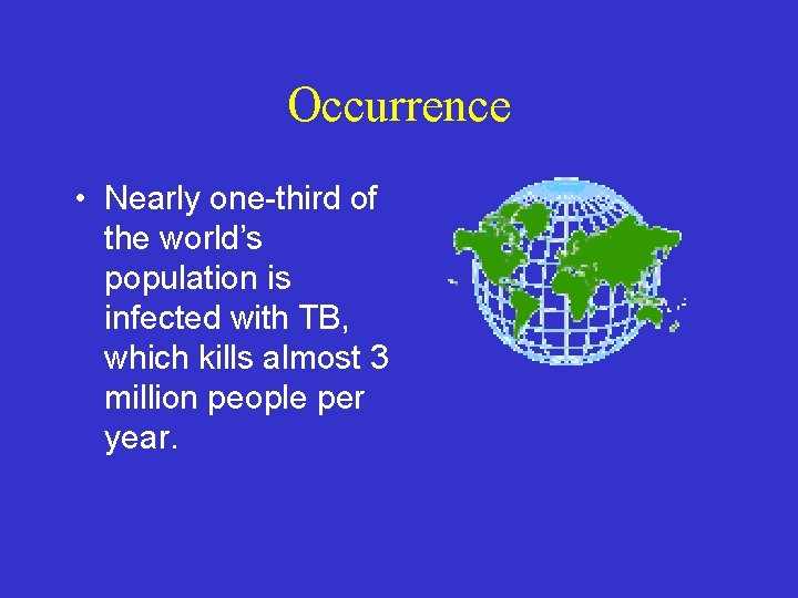 Overview of Enforcement for Occupational Exposure to Tuberculosis