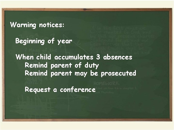 FAILURE TO ATTEND SCHOOL PARENT CONTRIBUTING TO NONATTENDANCE