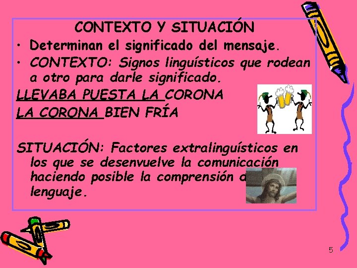 LENGUAJE Y COMUNICACIN HUMANA Lxico Lengua Palabra y