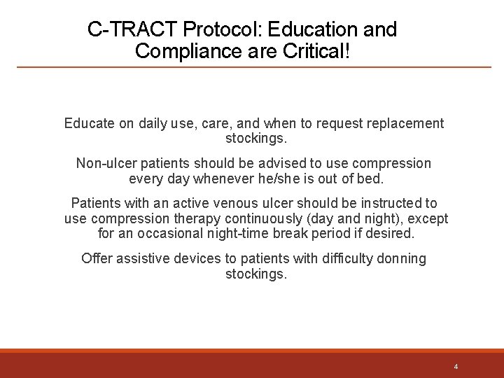 The CTRACT Trial Chronic Venous Thrombosis Relief with
