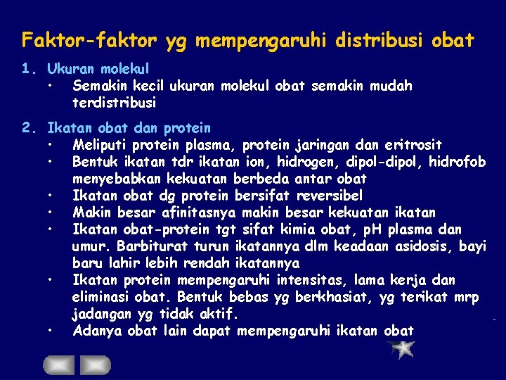 Absorpsi Distribusi dan Eliminasi Obat Mustofa Bagian Farmakologi