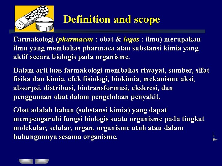 Absorpsi Distribusi dan Eliminasi Obat Mustofa Bagian Farmakologi