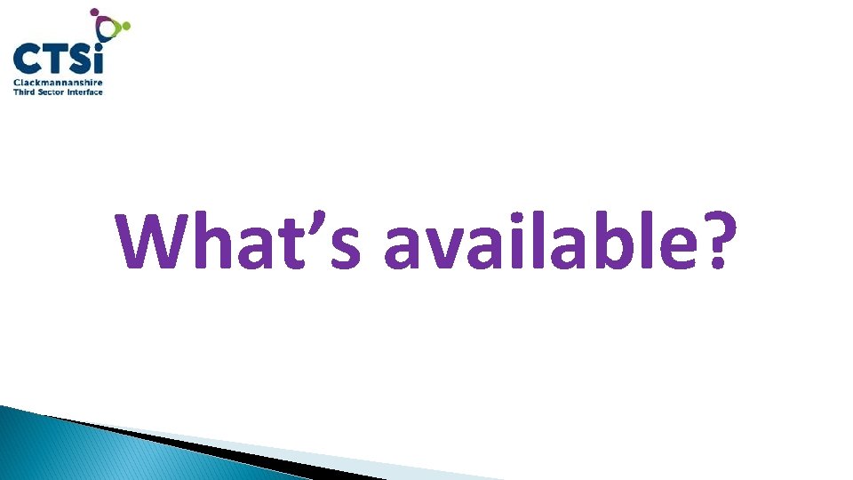 Clackmannanshire Third Sector Interface CTSI Alice Wadkin Youth