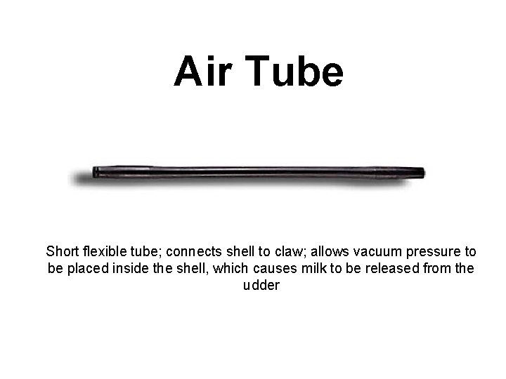 Equipment inflation shell Milking Unit air tube claw