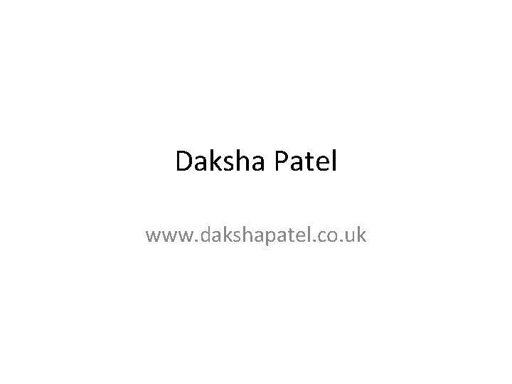Daksha Patel www dakshapatel co uk Measurement mapping