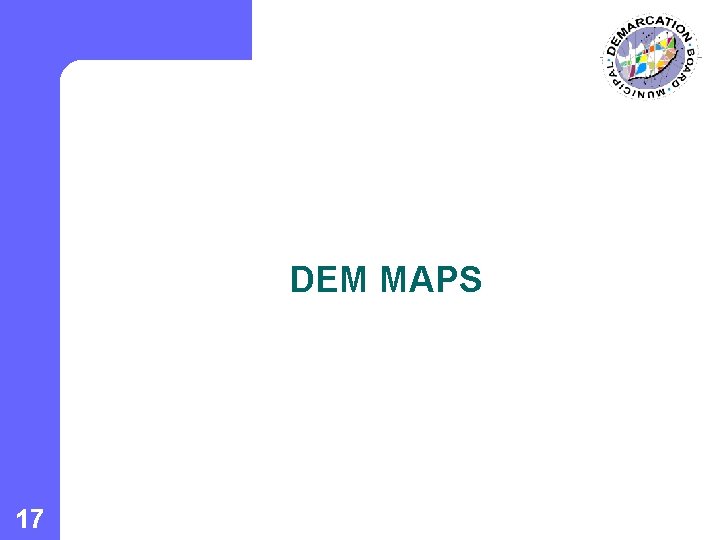 Municipal Demarcation Board Redetermination of municipal boundaries ...