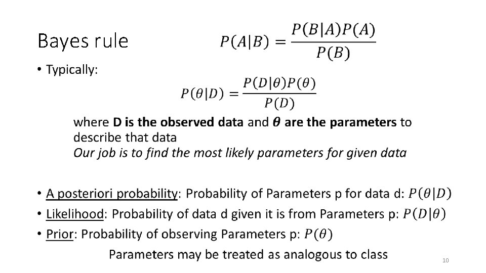Bayesian classification CISC 5800 Professor Daniel Leeds Introduction