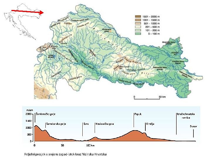Reljef Hrvatske Turistika geografija Reljef Hrvatske vrste stijena
