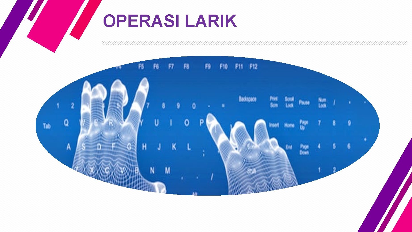 OPERASI LARIK 2 IDE SL Pengertian Larik PENGERTIAN