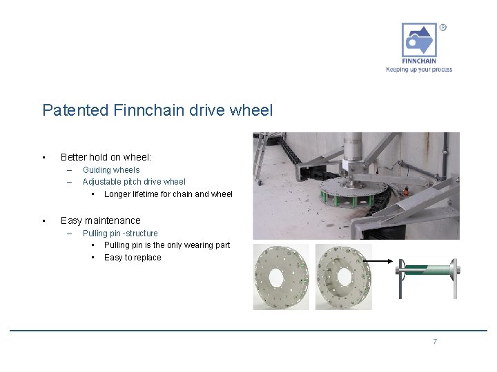 Finnchain System for Circular Tanks Finnchain System for
