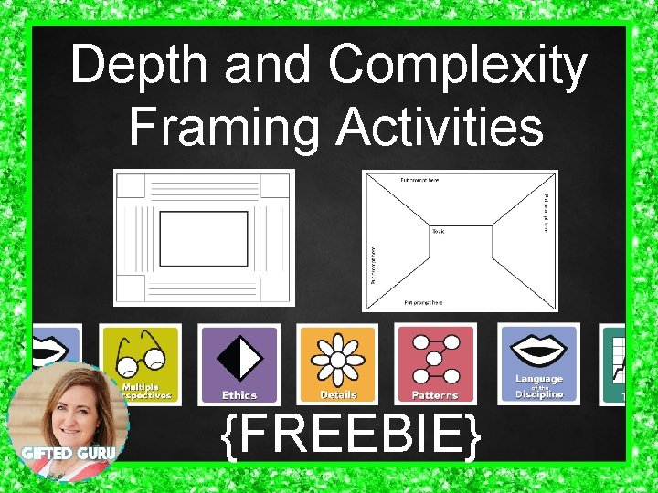 Depth and Complexity Framing Activities FREEBIE Hi Im