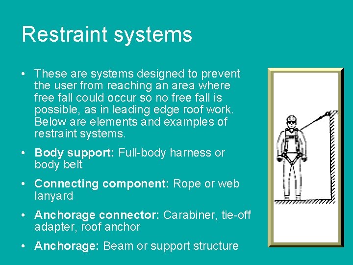 Preventing slips trips and falls Objectives List the