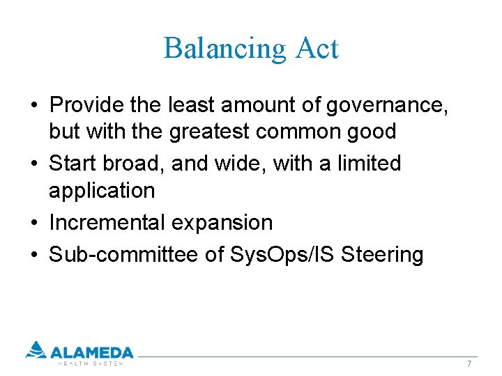 Data Governance July 2014 Background Why are we